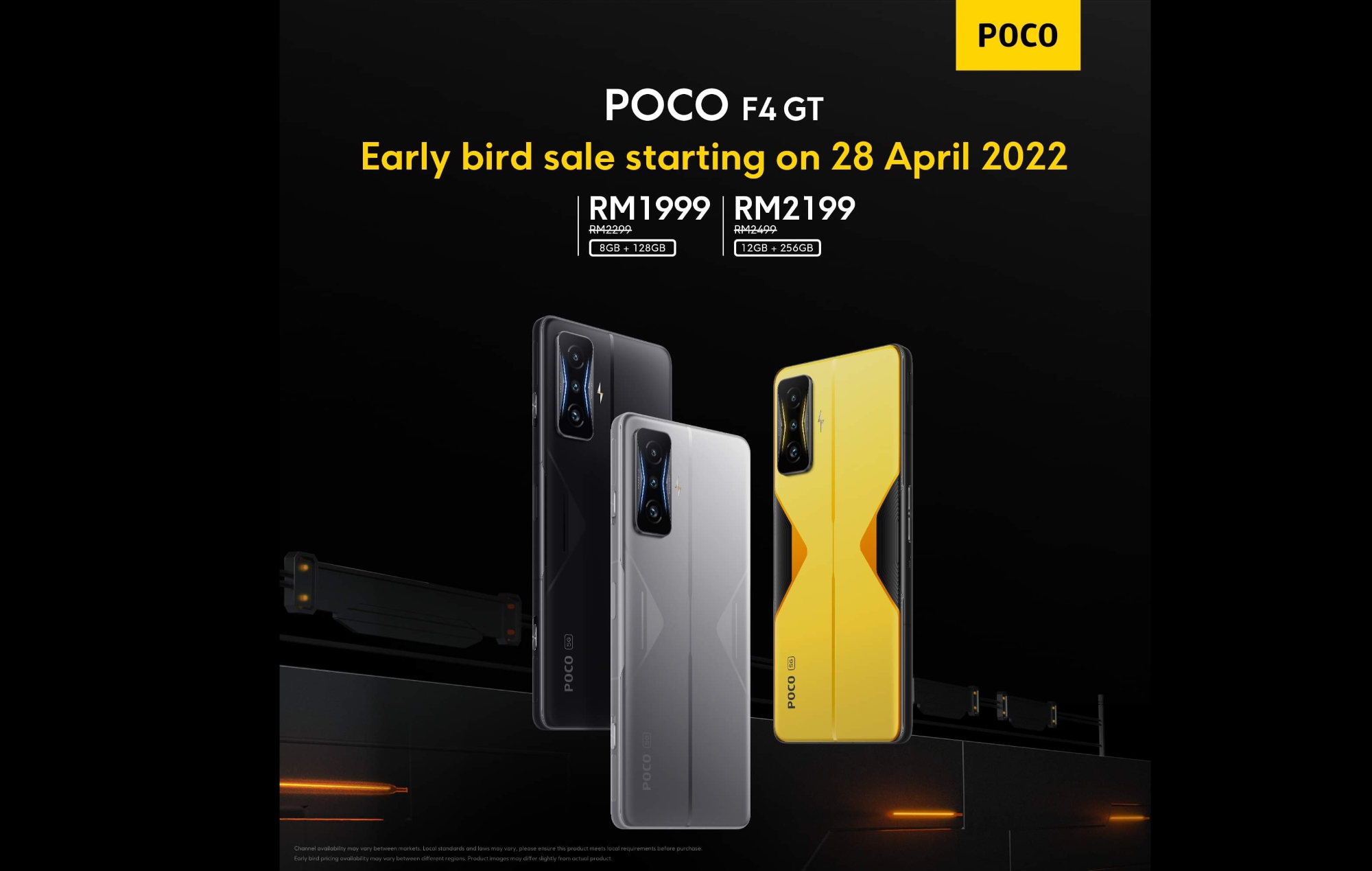 Poco F4 GT kini rasmi dengan Snapdragon 8 Gen 1 - harga promosi dari RM ...