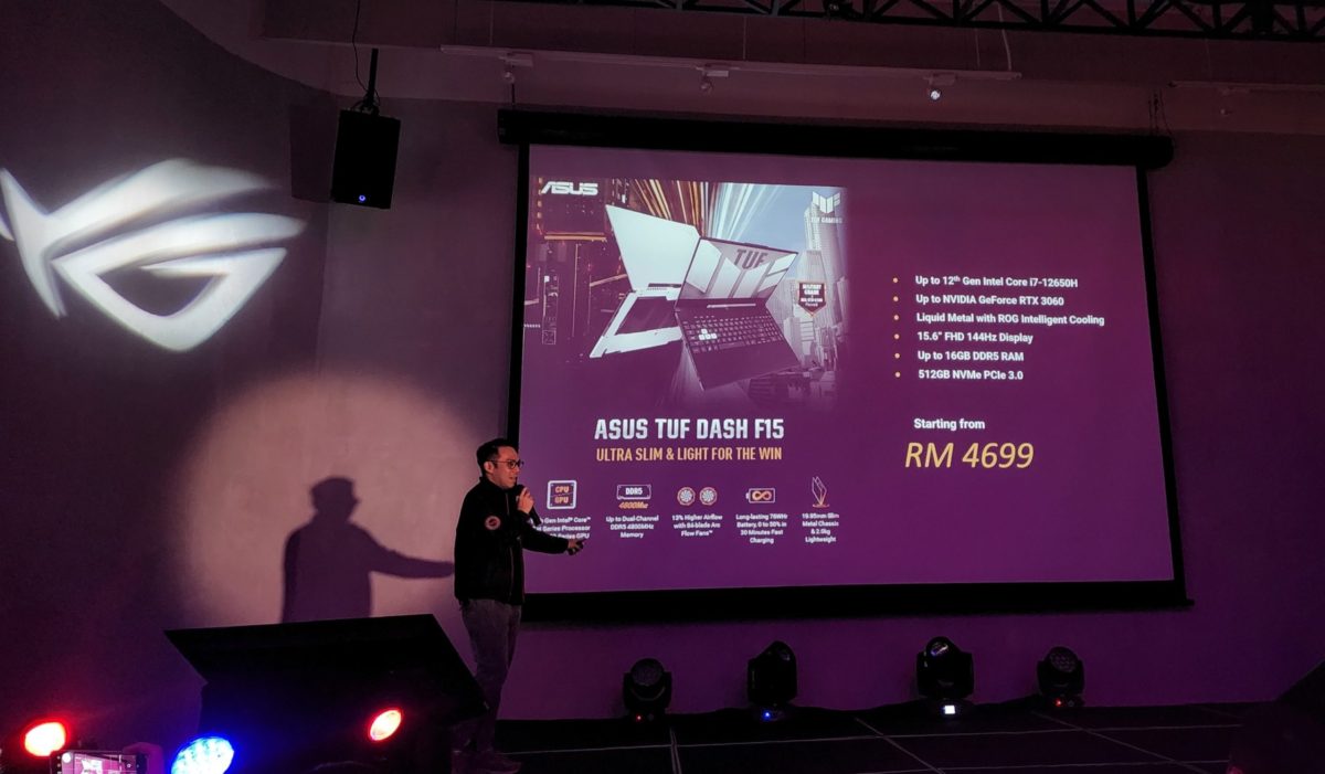 Komputer Riba Gaming ASUS TUF Dash F15 kini rasmi di Malaysia pada ...