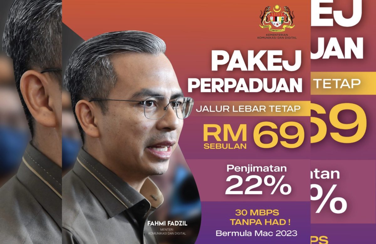 Kerajanaa lancar Pakej Perpaduan Jalur Lebar Tetap - 30Mbps dengan data tanpa had pada harga RM ...