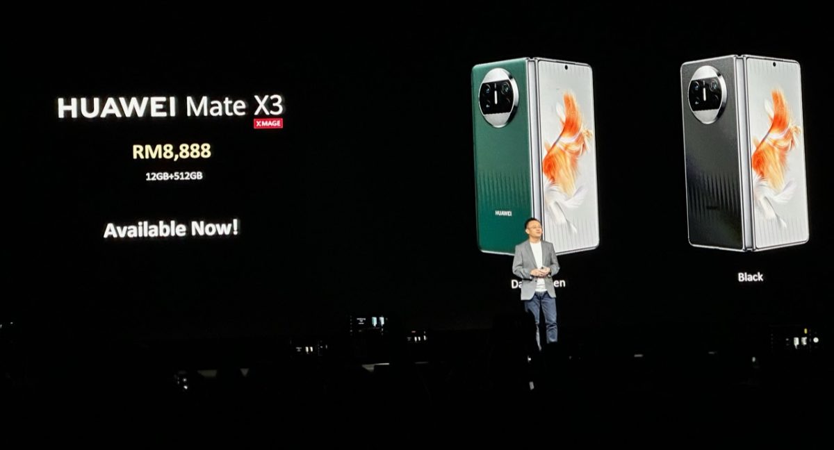 Telefon pintar foldable HUAWEI Mate X3 kini rasmi di Malaysia - harga ...